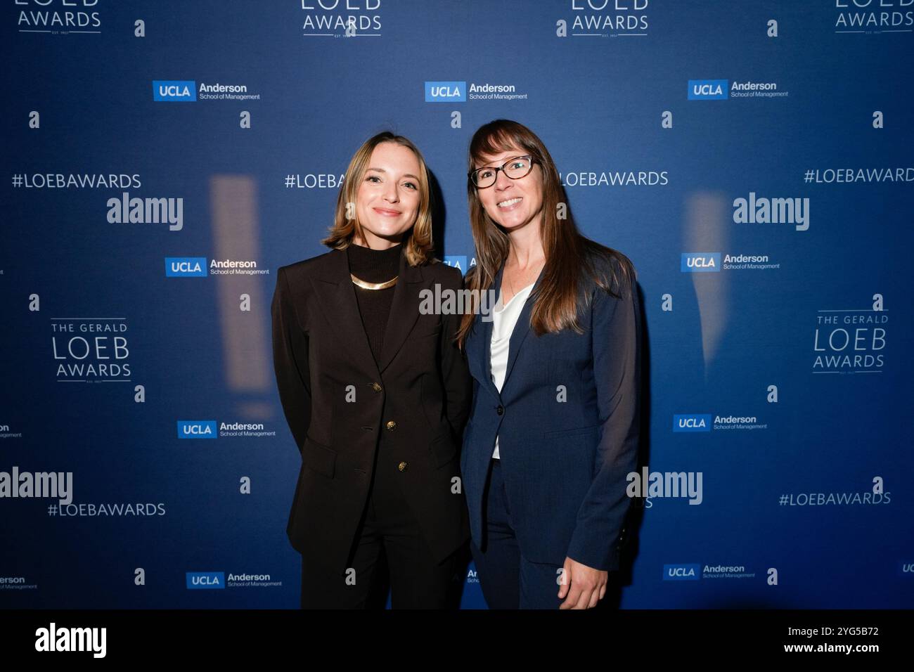 Riley Griffin, Anna Edney during The 2024 Gerald Loeb Awards presented ...