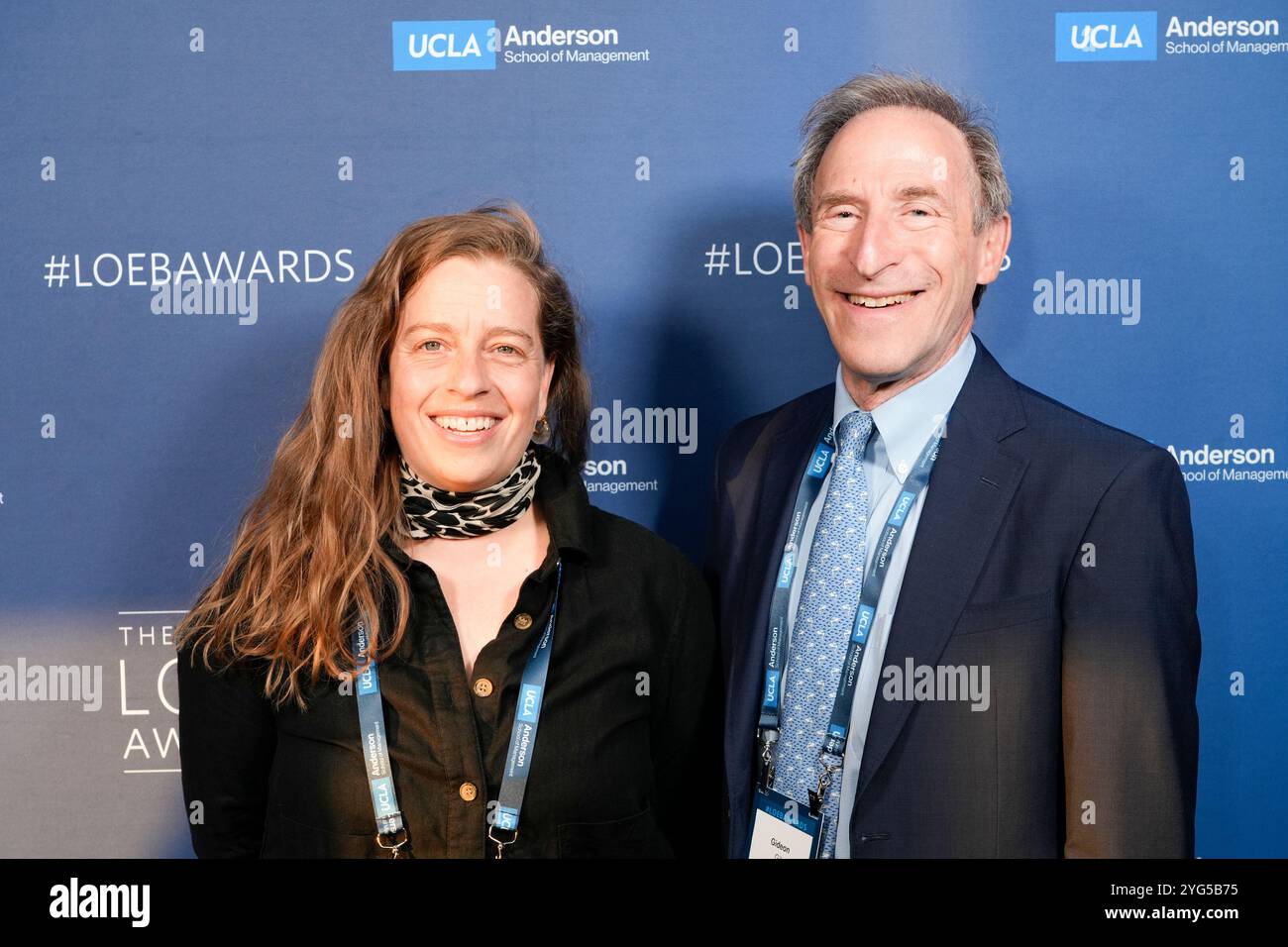 Megan Molteni, Gideon Gil during The 2024 Gerald Loeb Awards presented ...
