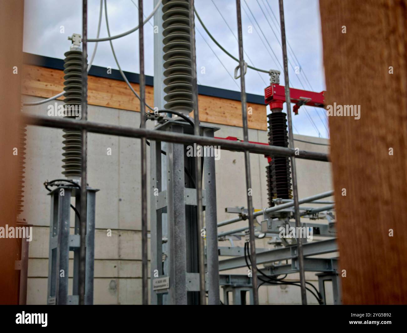 energy supply with a 380 kv power line and power pole energy supply ...