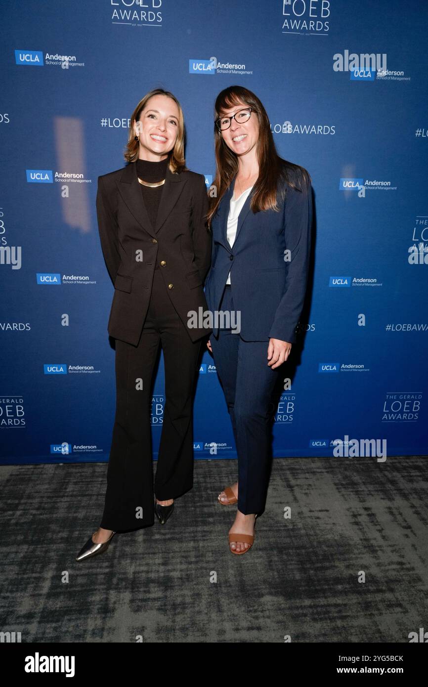 Riley Griffin, Anna Edney during The 2024 Gerald Loeb Awards presented ...