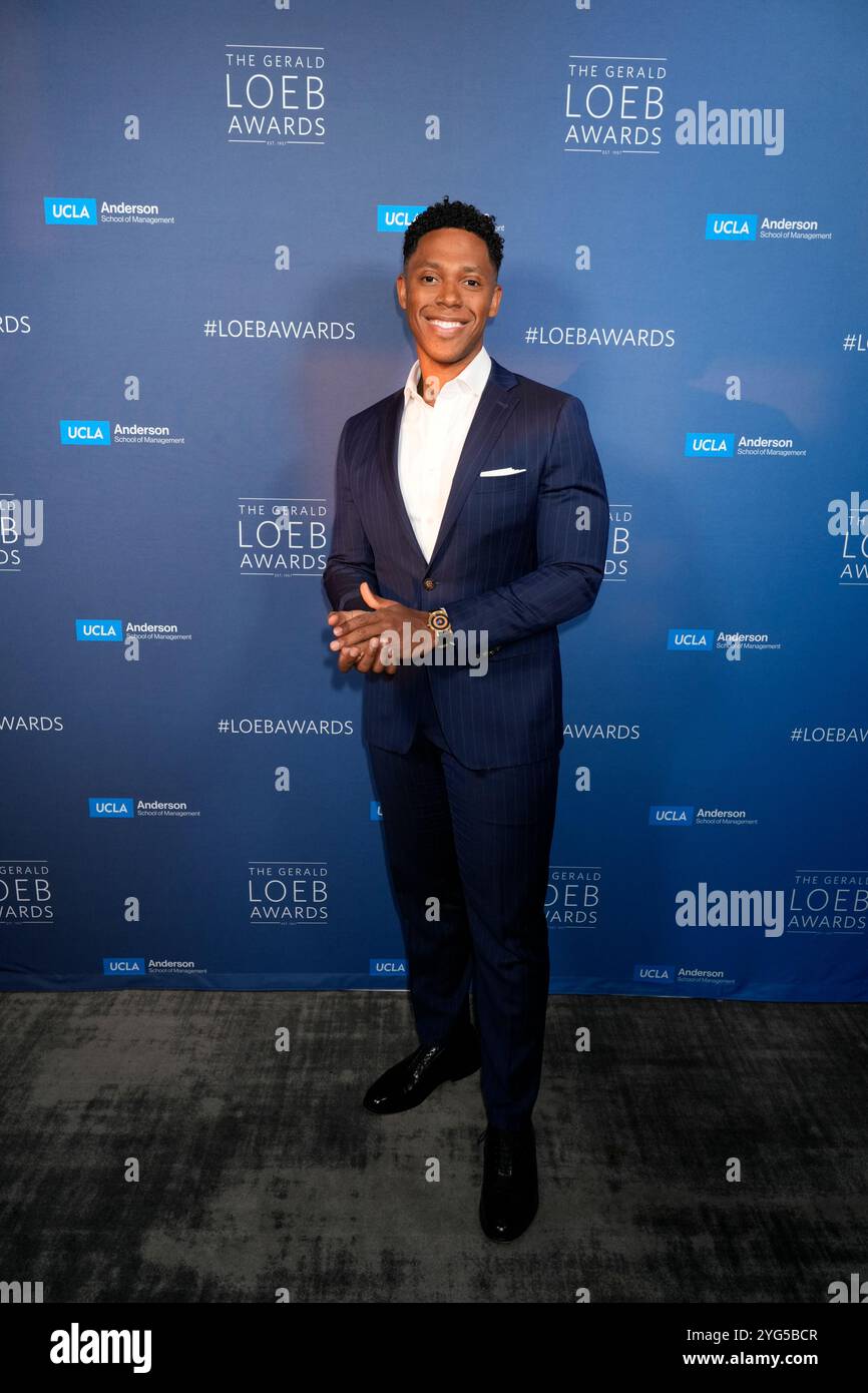 Jarred Hill during The 2024 Gerald Loeb Awards presented by UCLA ...