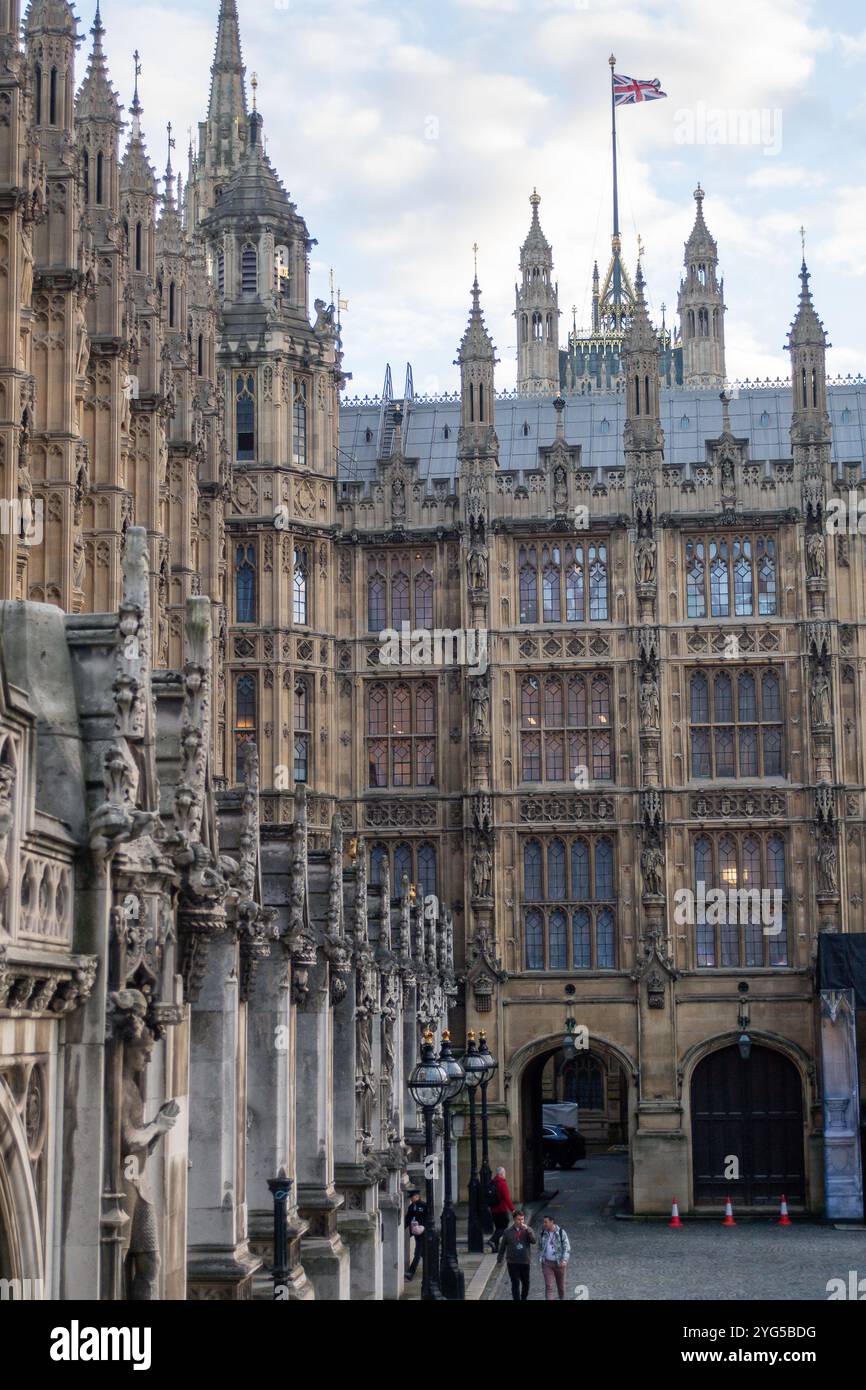 London, UK. 16th October, 2024. The Palace of Westminster in London ...