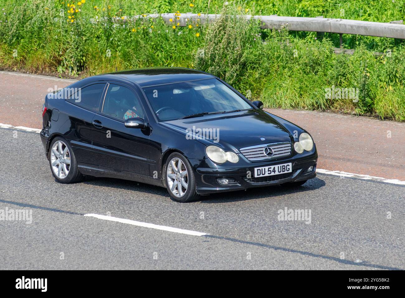 2004 Black Mercedes Benz C220 Cdi Se Auto Car Coupe Diesel 2148 cc, C-Class Sports Coupe C220 ...