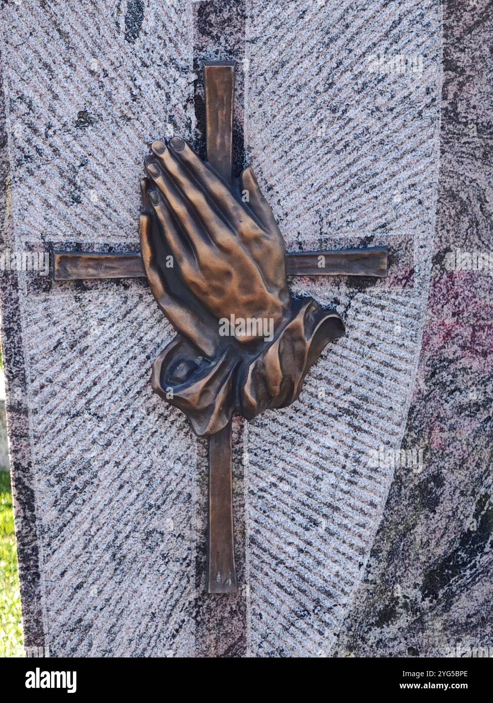 person holding hands in prayer, religious symbol of faith and devotion ...