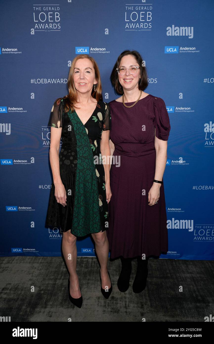 Maris Taylor, Michele Gershberg during The 2024 Gerald Loeb Awards ...