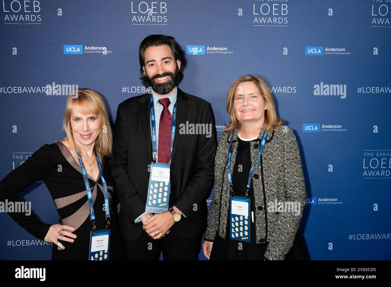 Sheridan Prasso, Telis Demos, Ianthe Dugan during The 2024 Gerald Loeb ...