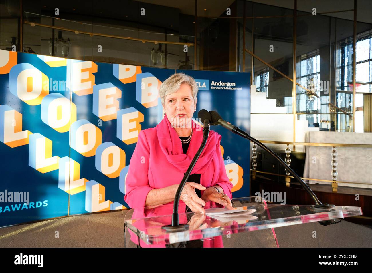 Diana Henriques during The 2024 Gerald Loeb Awards presented by UCLA ...