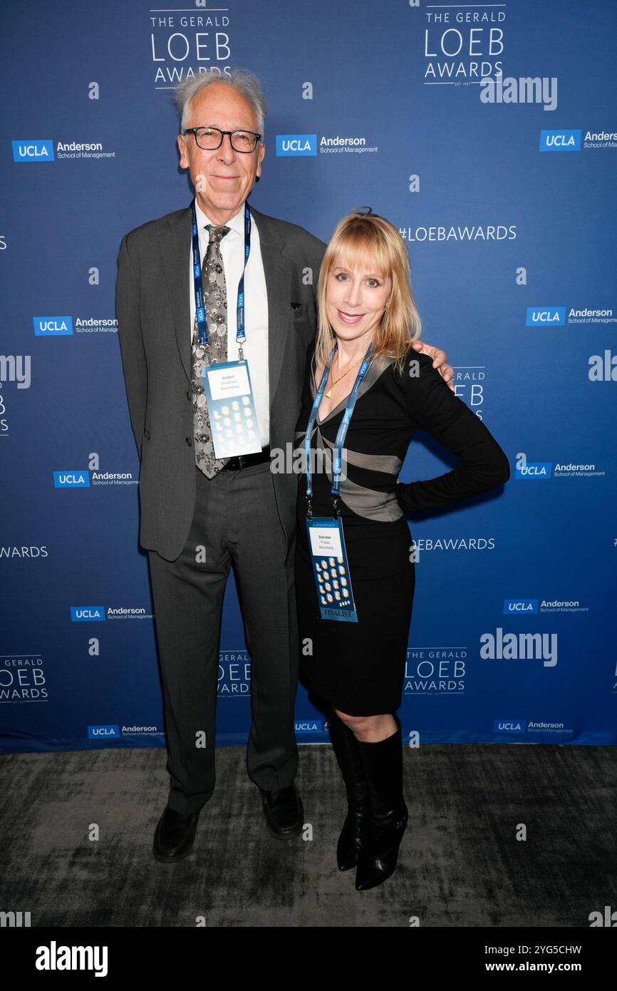Robert Friedman, Sheridan Prasso during The 2024 Gerald Loeb Awards ...
