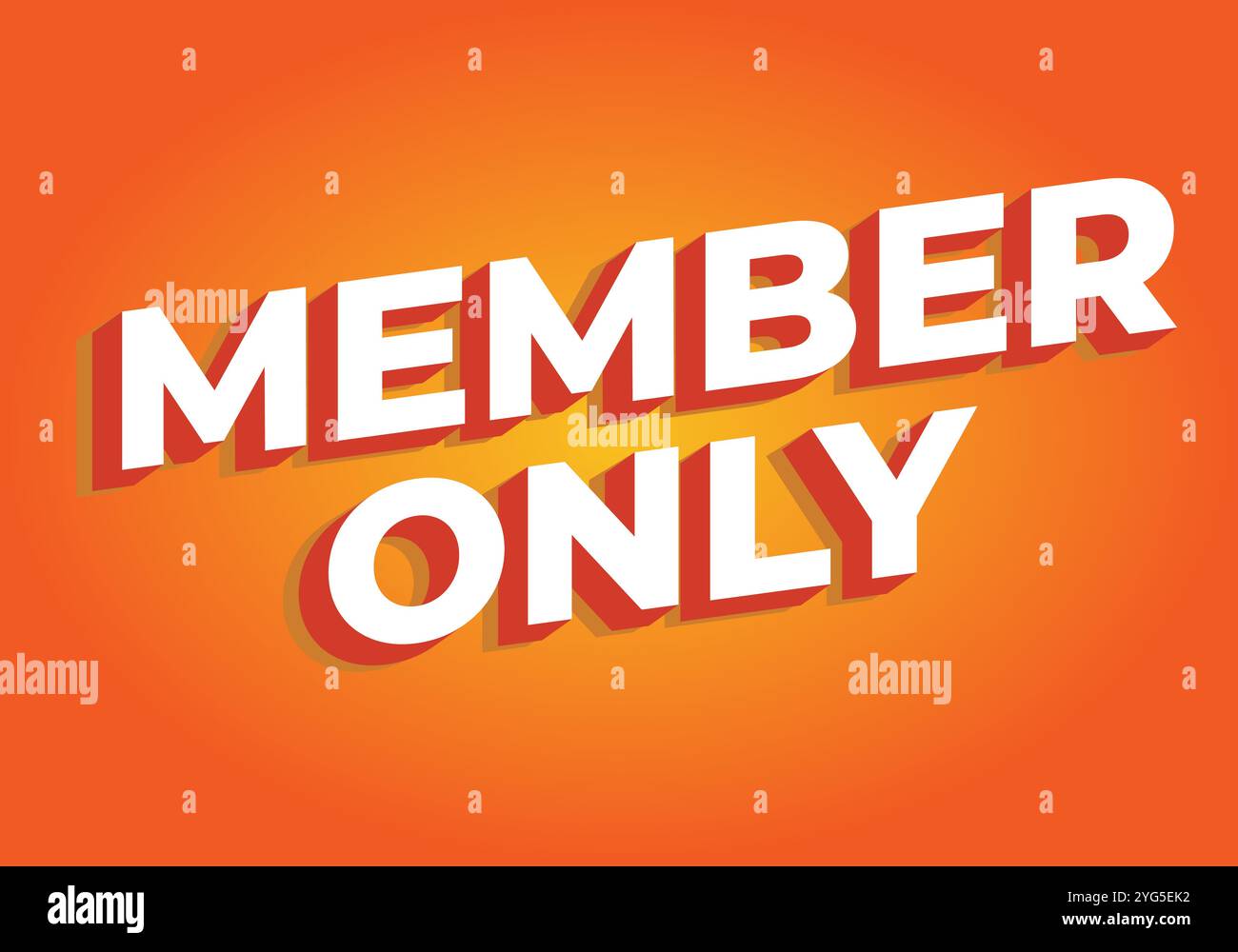 Member only. Text effect design for social media or marketing ads Stock ...