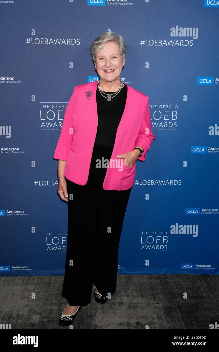 Diana Henriques during The 2024 Gerald Loeb Awards presented by UCLA ...