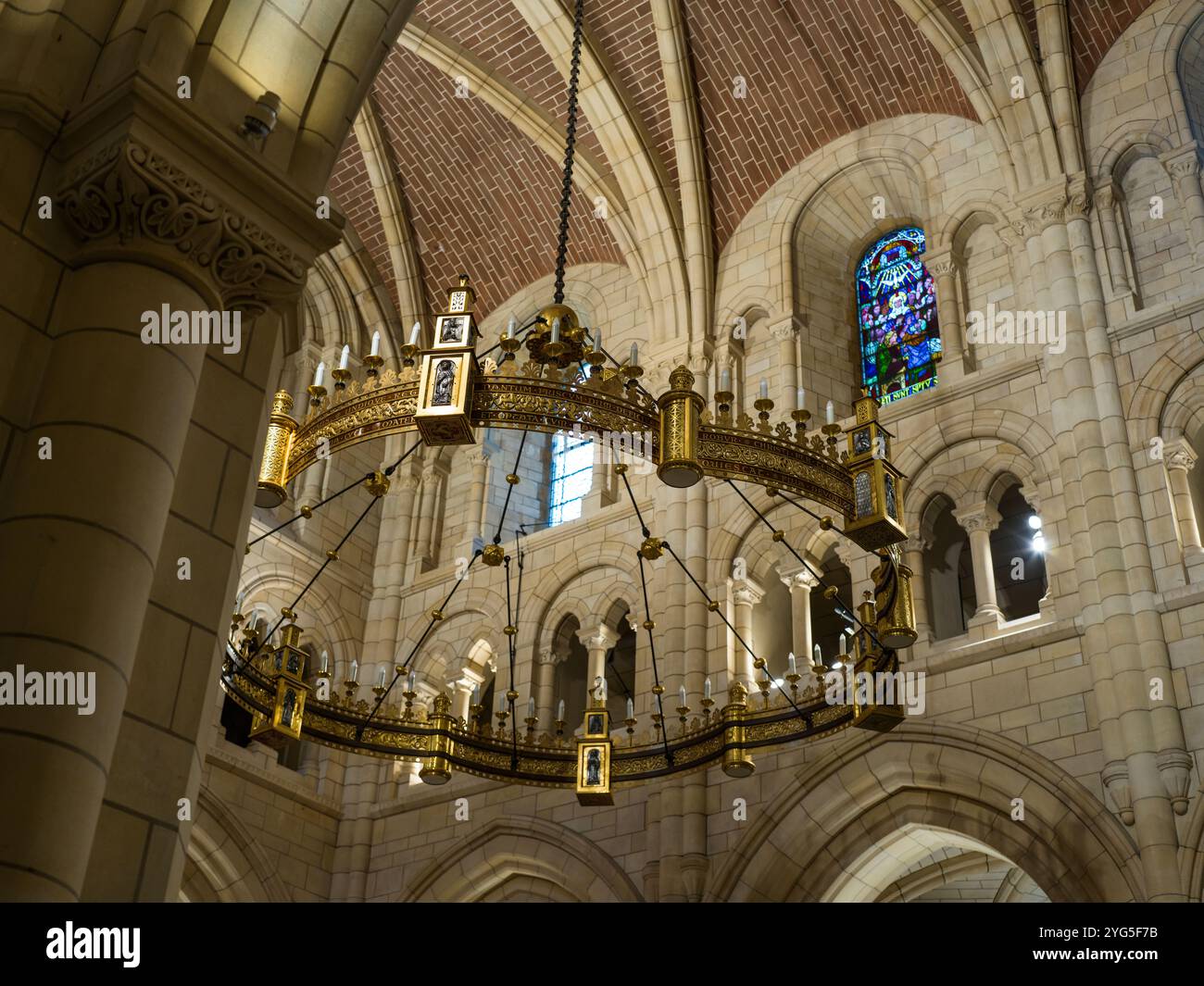 Stained glass window buckfast abbey hi-res stock photography and images ...