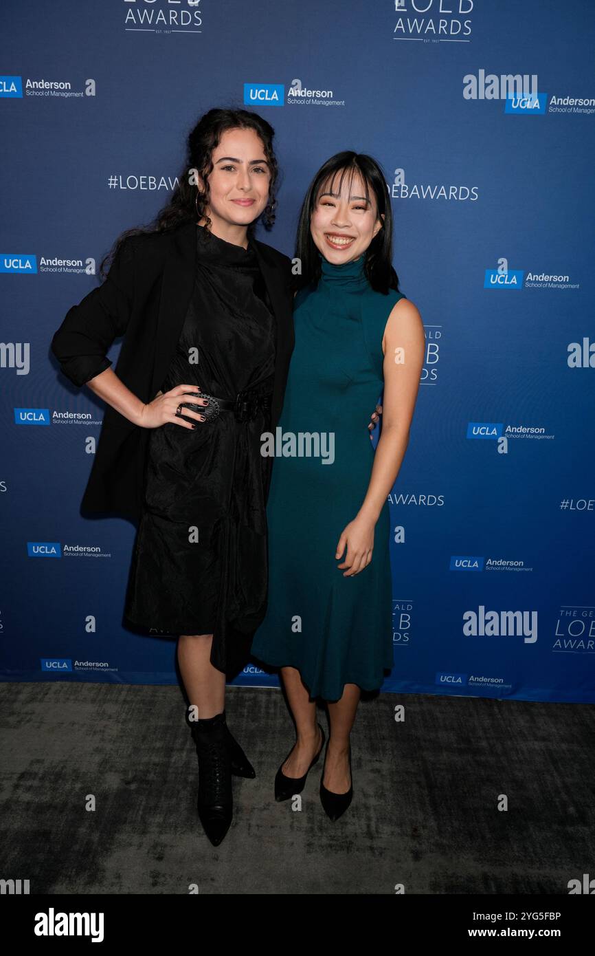 Cueto STAT, Elaine Chen during The 2024 Gerald Loeb Awards presented by UCLA Anderson, held at ...