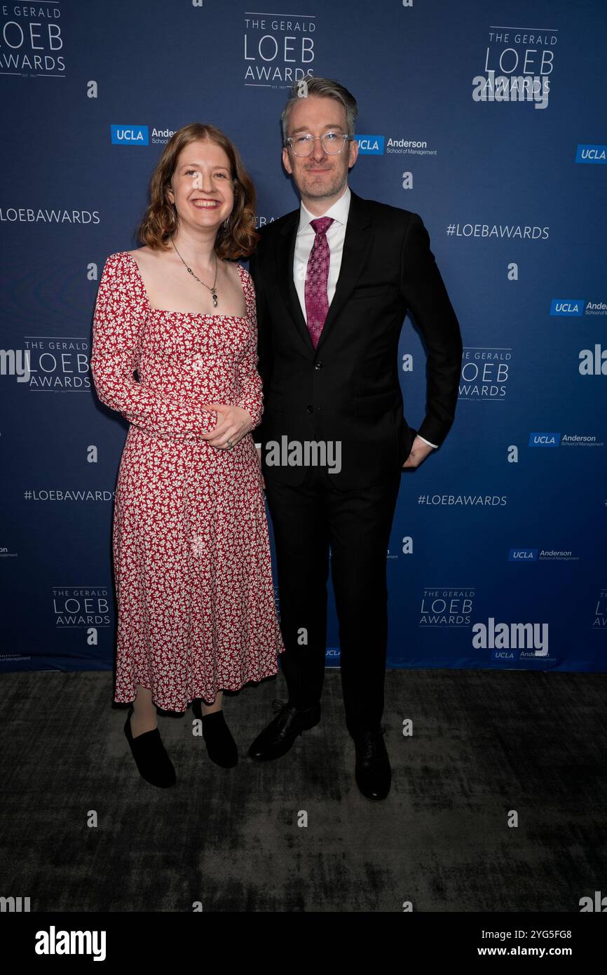 Rachel Doyle, Russell Finch during The 2024 Gerald Loeb Awards ...