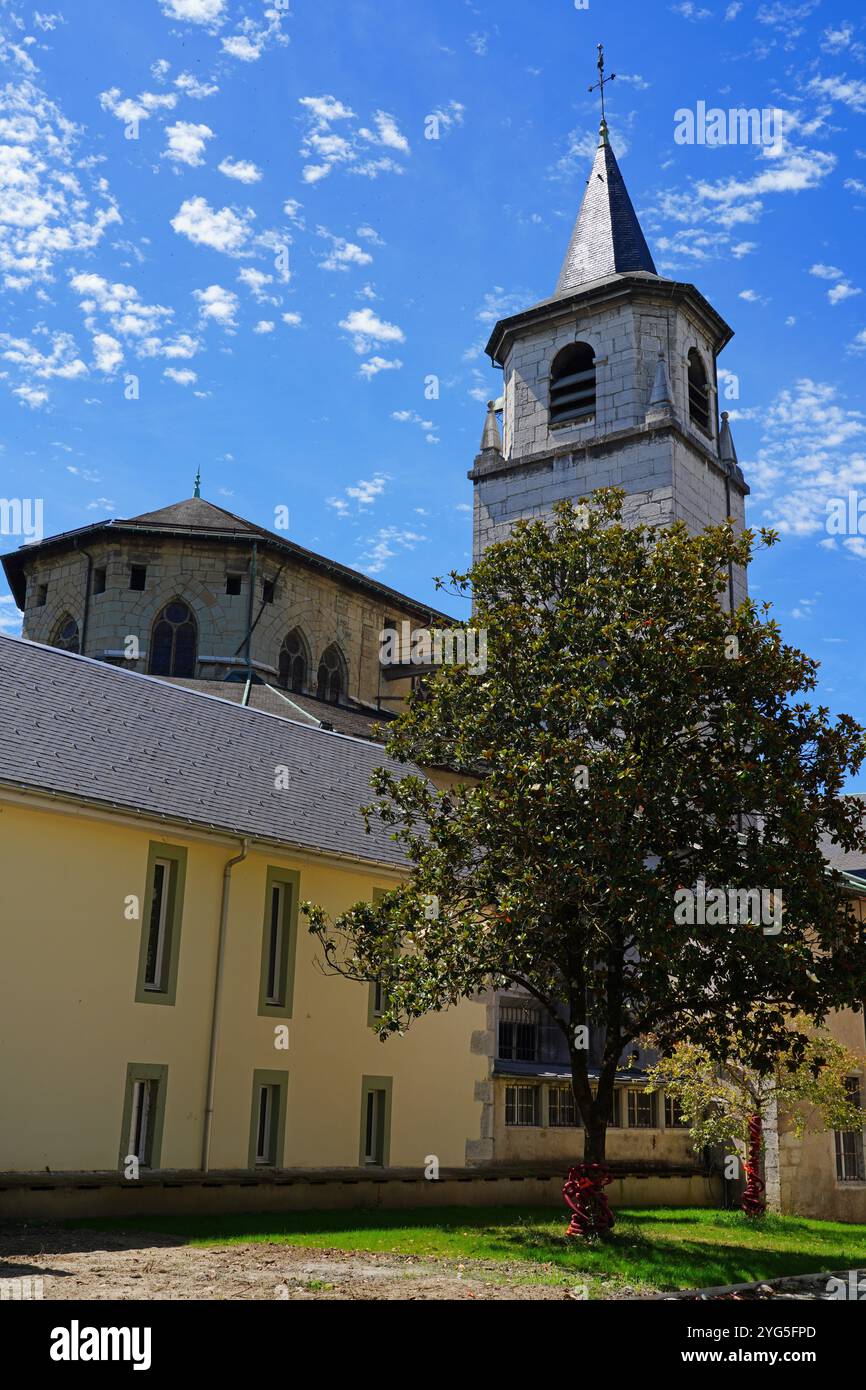 CHAMBERY, FRANCE – 7 MAY 2024 – Day view of Chambery, a medieval town ...