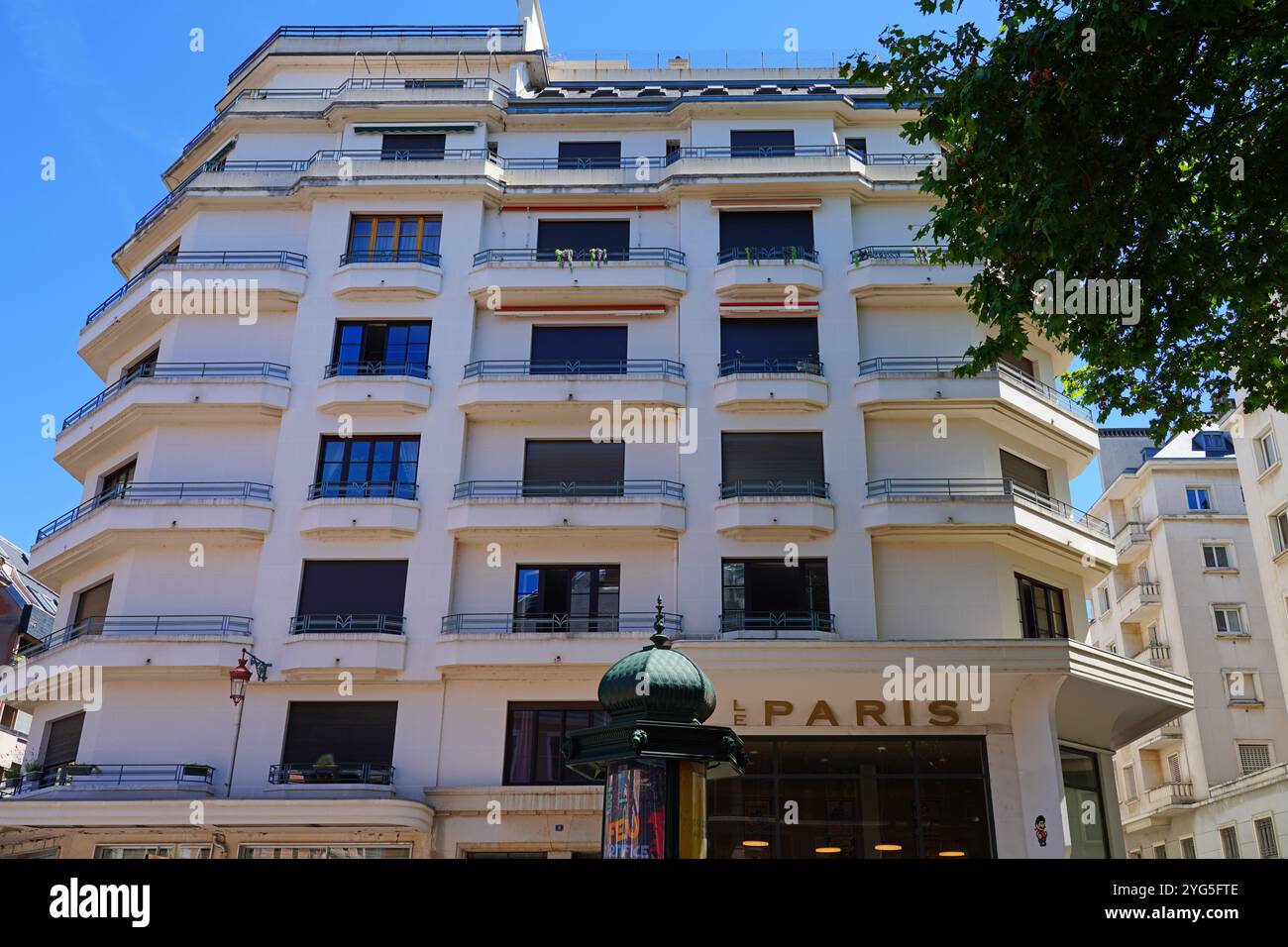 CHAMBERY, FRANCE – 7 MAY 2024 – Day view of Chambery, a medieval town ...