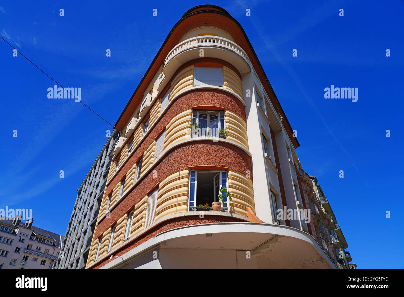 CHAMBERY, FRANCE – 7 MAY 2024 – Day view of Chambery, a medieval town ...