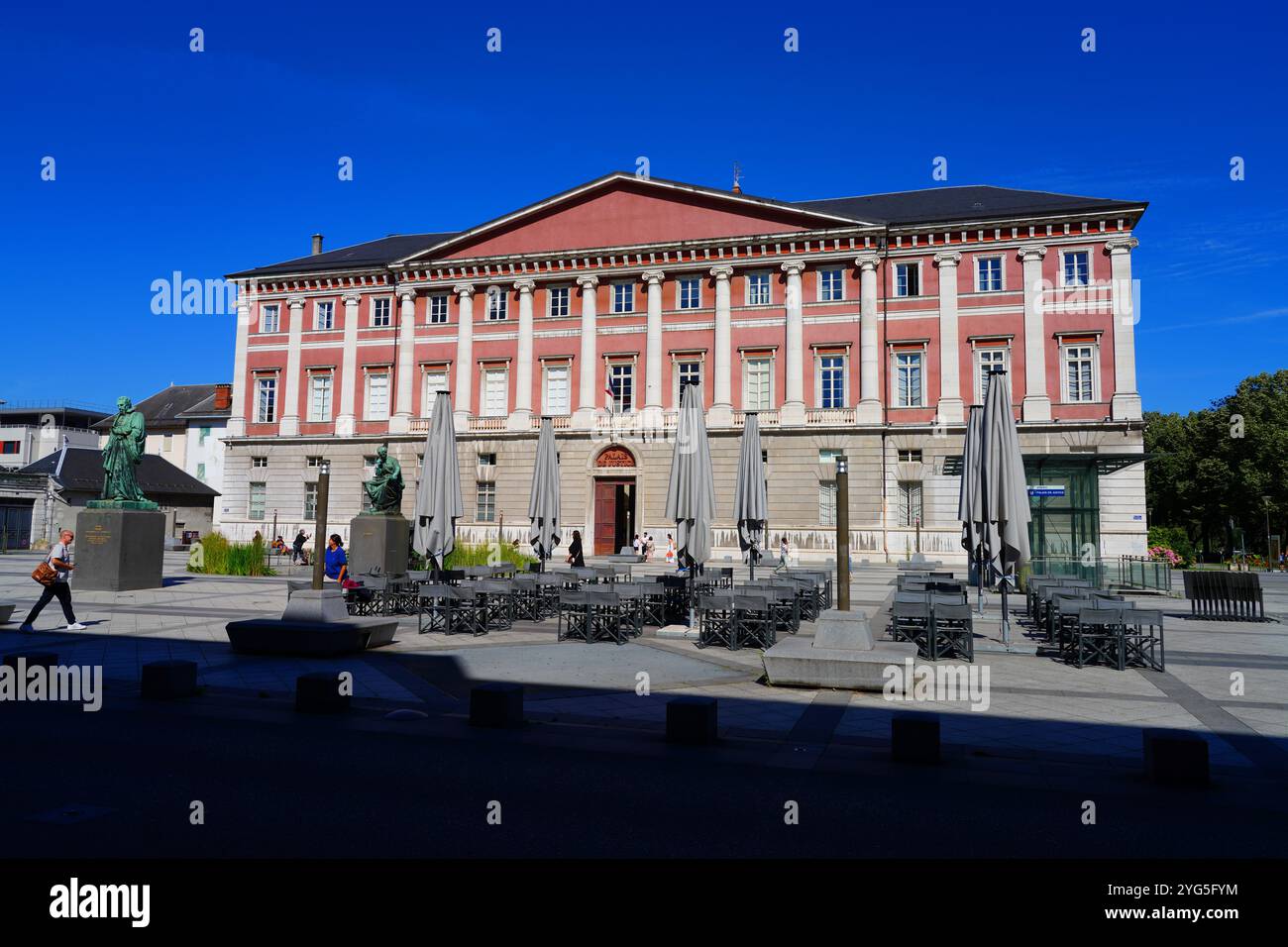 CHAMBERY, FRANCE – 7 MAY 2024 – Day view of Chambery, a medieval town ...