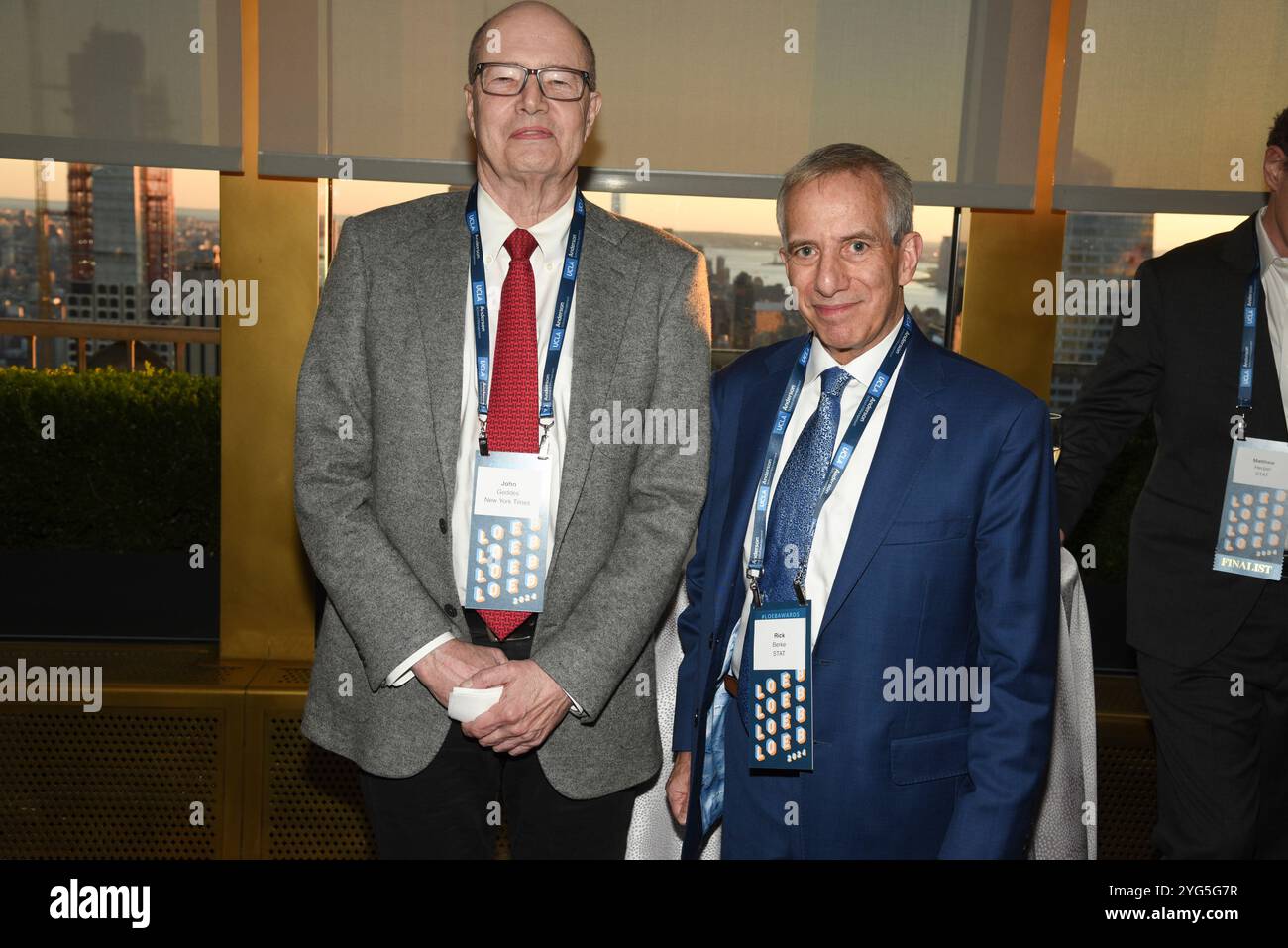 John Gedder, Rick Berke during The 2024 Gerald Loeb Awards presented by ...