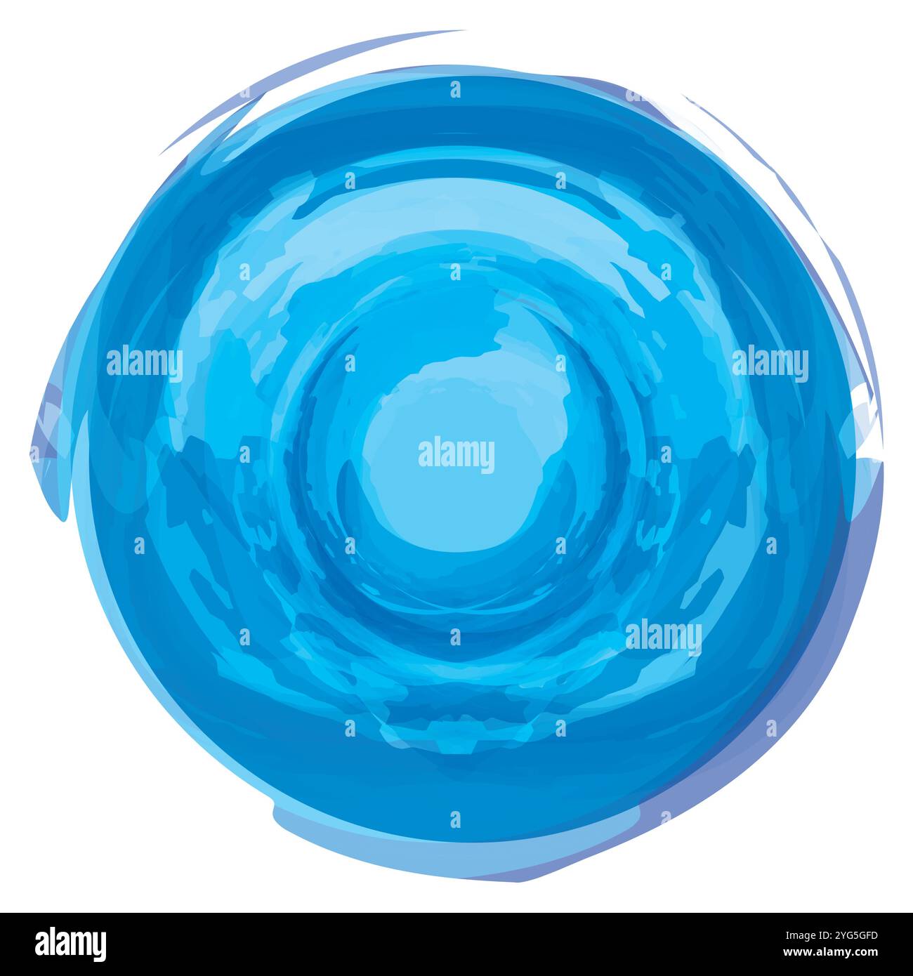 Light blue paint circle Stock Vector Images - Alamy