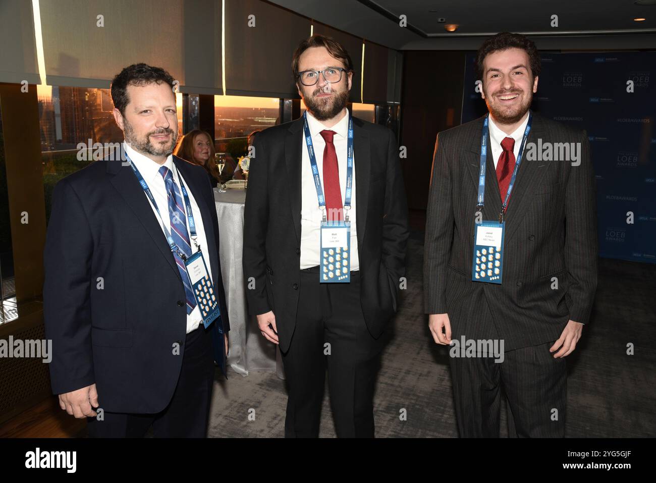 Daniel Connolly, Matt Fair, Jared Kofsky during The 2024 Gerald Loeb ...