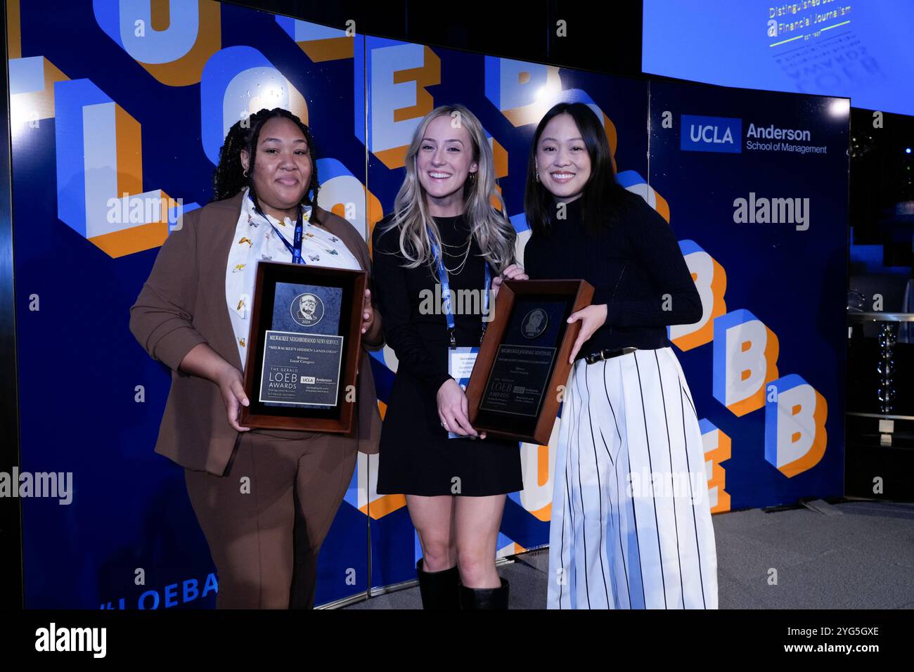 Winner, Genevieve Redsten, Princess Safiya Byers, Daphne Chen, during ...