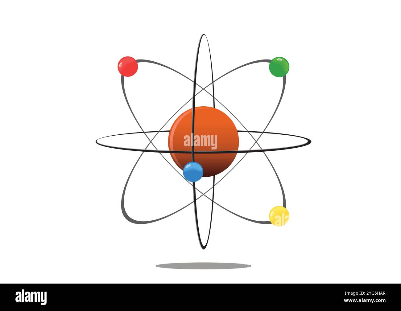 Atomic research vector vectors Cut Out Stock Images & Pictures - Alamy