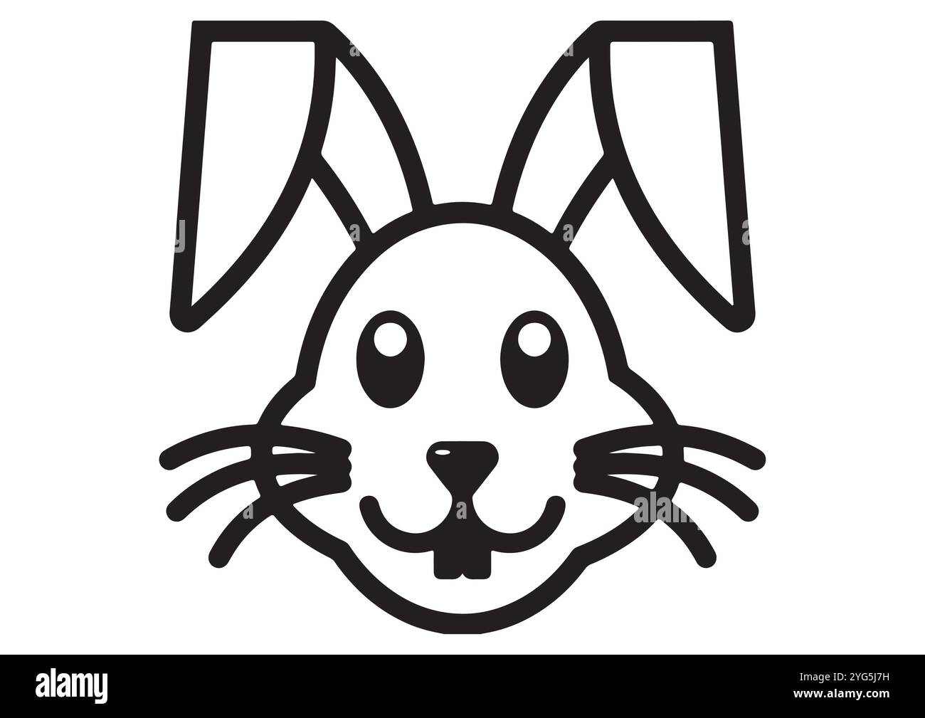 Face ear logo Black and White Stock Photos & Images - Alamy