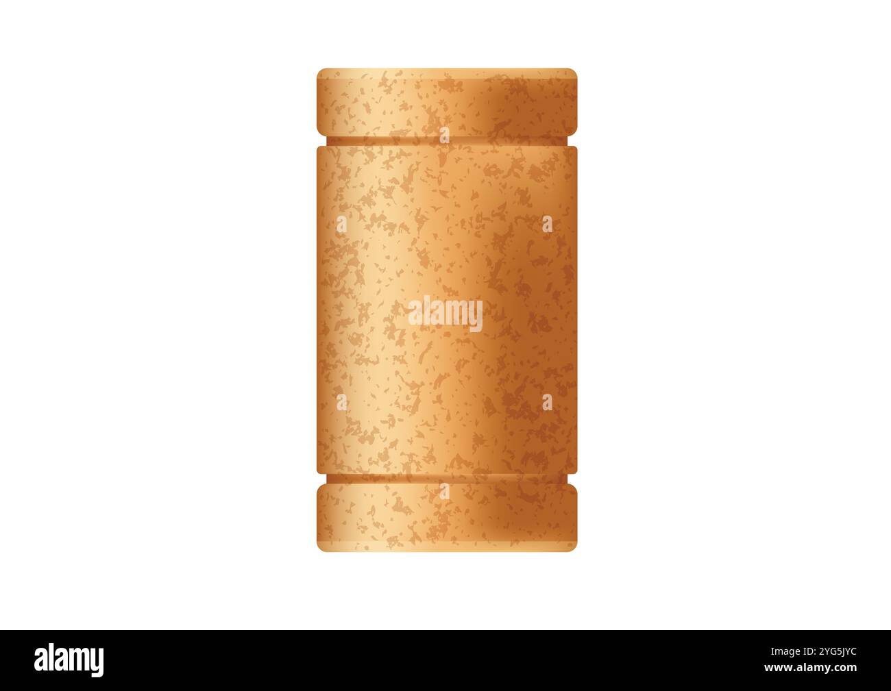 Realistic wine cork vector flat design isolated on white background ...