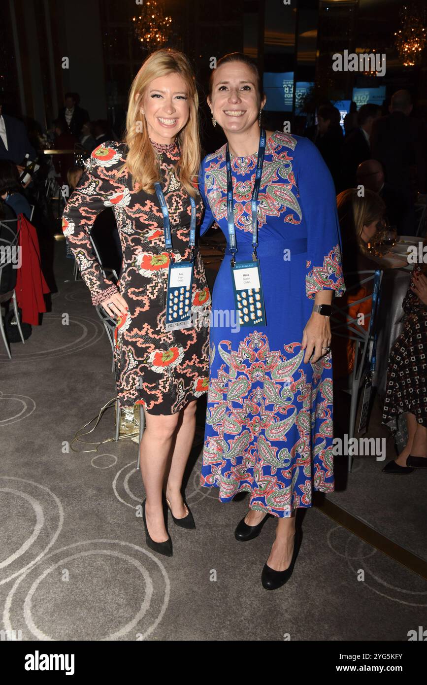 Sara Eisen, Maria Boden during The 2024 Gerald Loeb Awards presented by ...