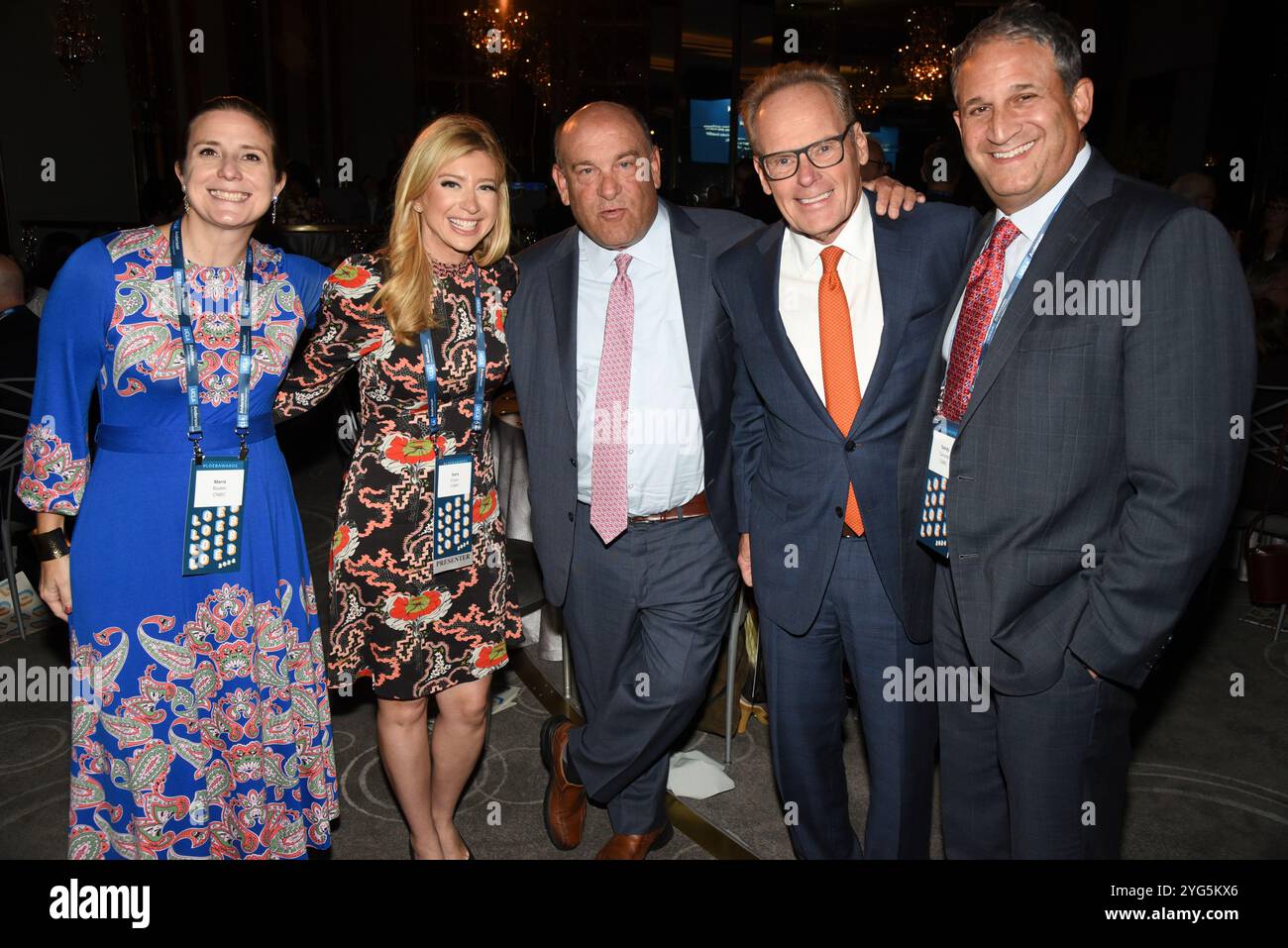 Sara Eisen, Maria Boden, Tyler Mathisen during The 2024 Gerald Loeb ...