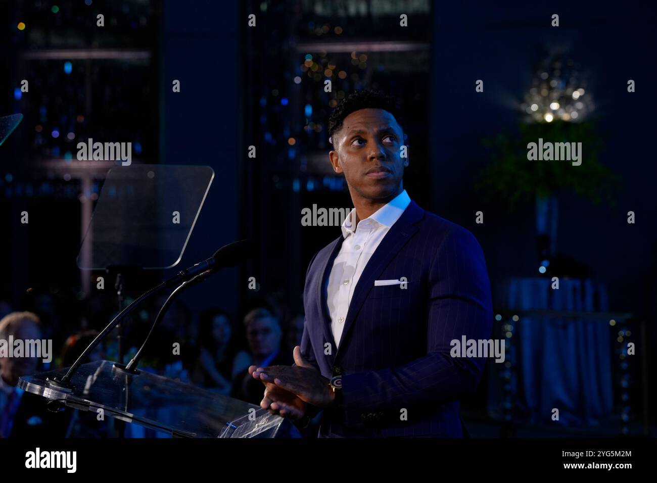 Jarred Hill, CBS, during The 2024 Gerald Loeb Awards presented by UCLA ...