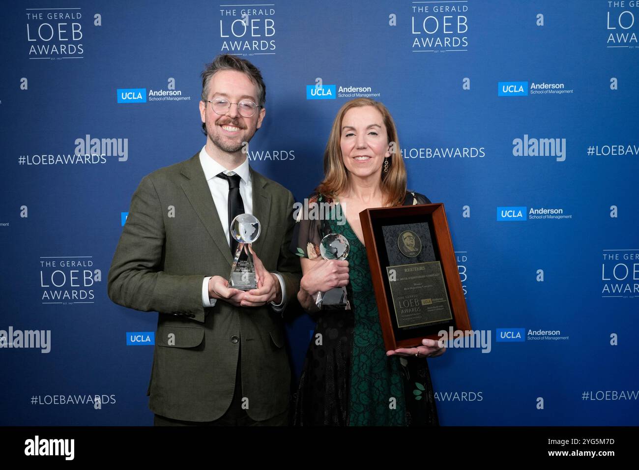 WINNER, Waylon Cunningham, Marisa Taylor during The 2024 Gerald Loeb ...