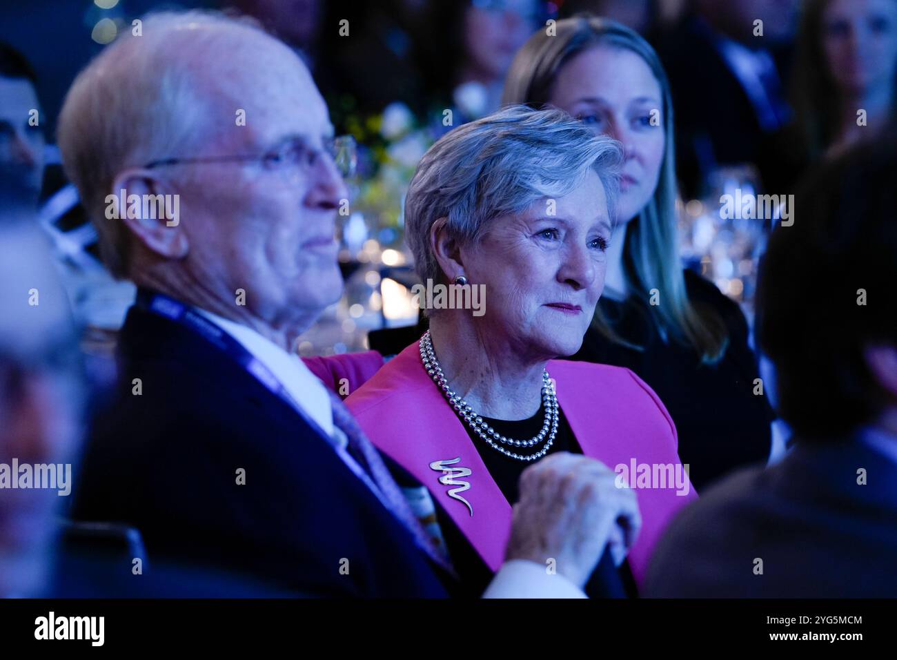 Larry Henriques, Diana Henriques during The 2024 Gerald Loeb Awards ...
