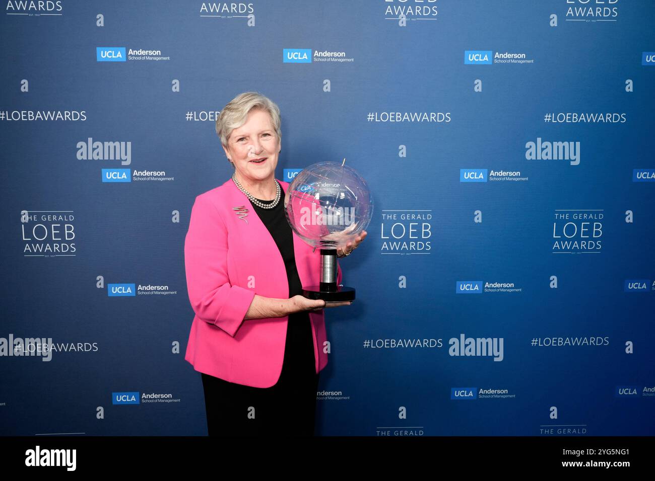 Diana Henriques during The 2024 Gerald Loeb Awards presented by UCLA ...