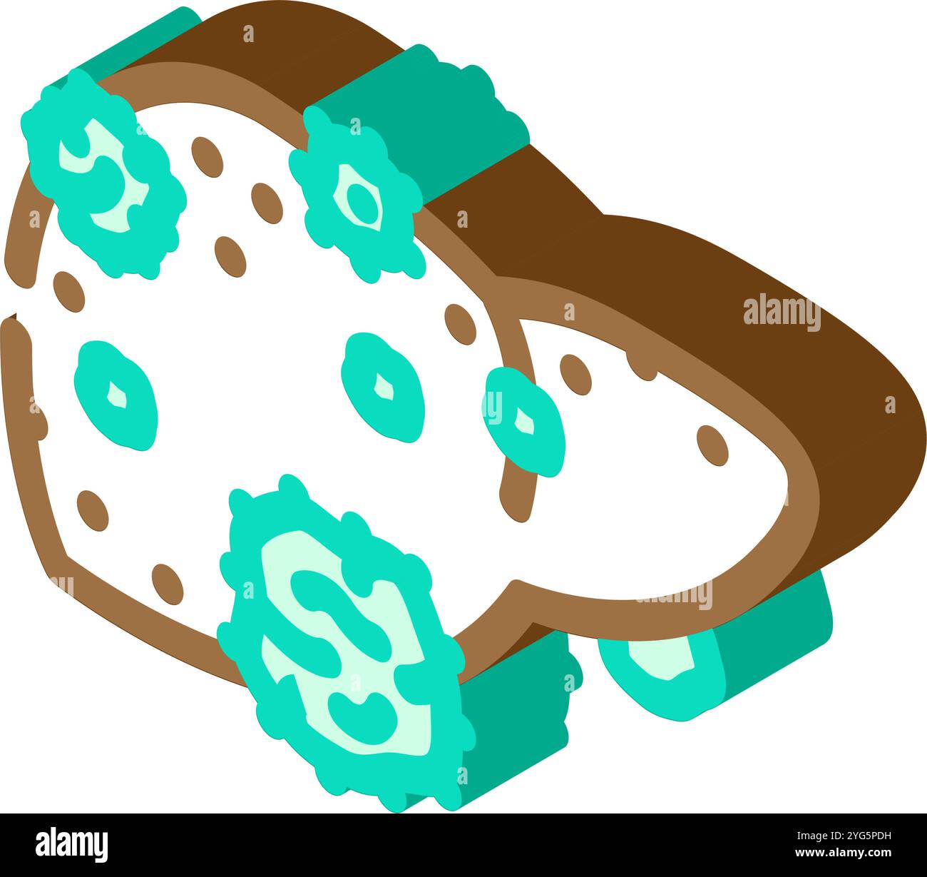 psoriasis man disease isometric icon vector illustration Stock Vector ...