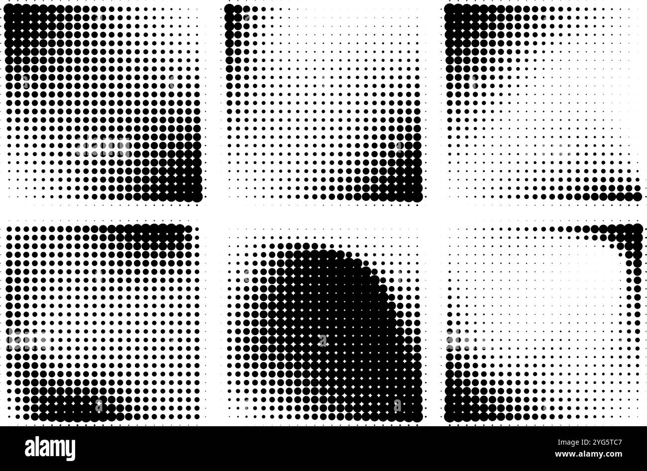 Abstract design squares dot patterns and shades. Vector illustration ...