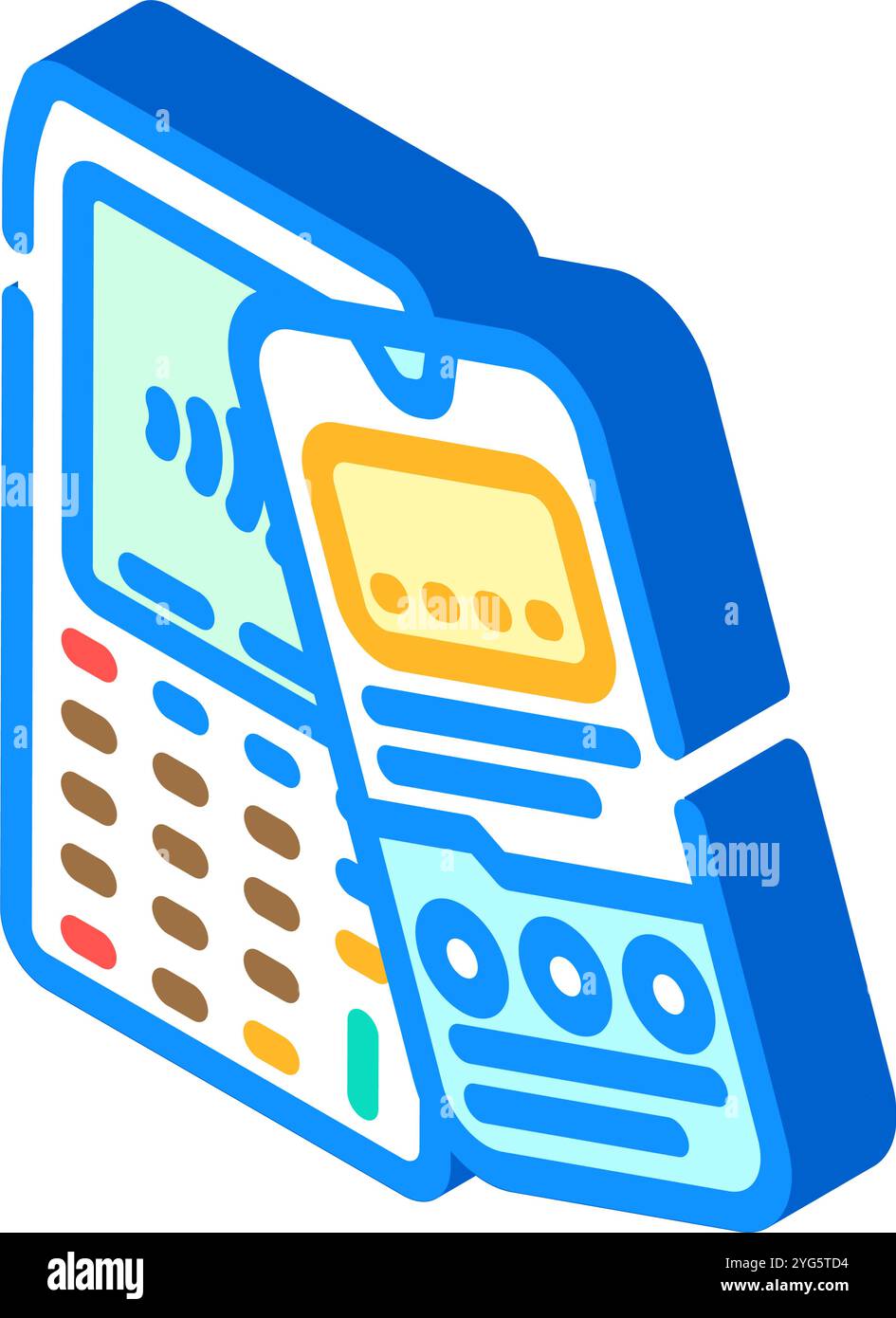 nfc payment app technology isometric icon vector illustration Stock Vector Image & Art - Alamy