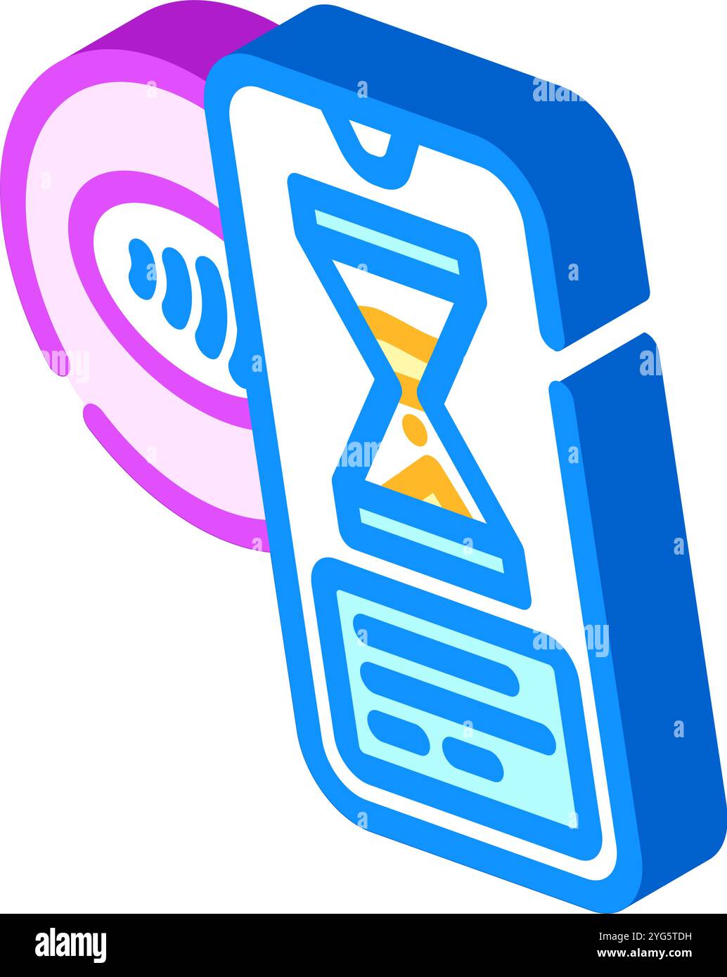 nfc payment in progress isometric icon vector illustration Stock Vector Image & Art - Alamy