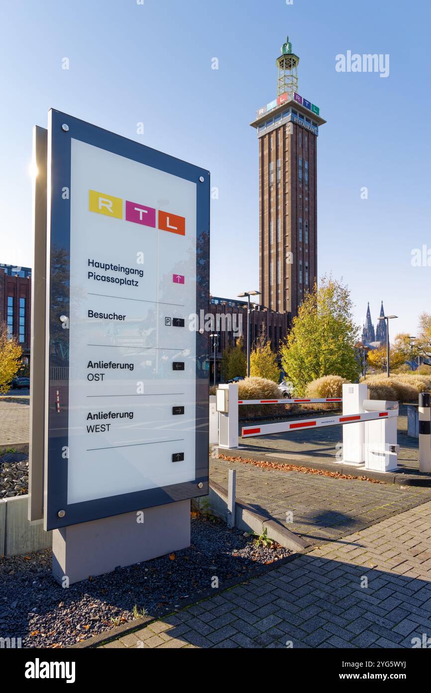 RTL Deutschland, RTL Germany in Cologne, Germany. Television broadcast ...