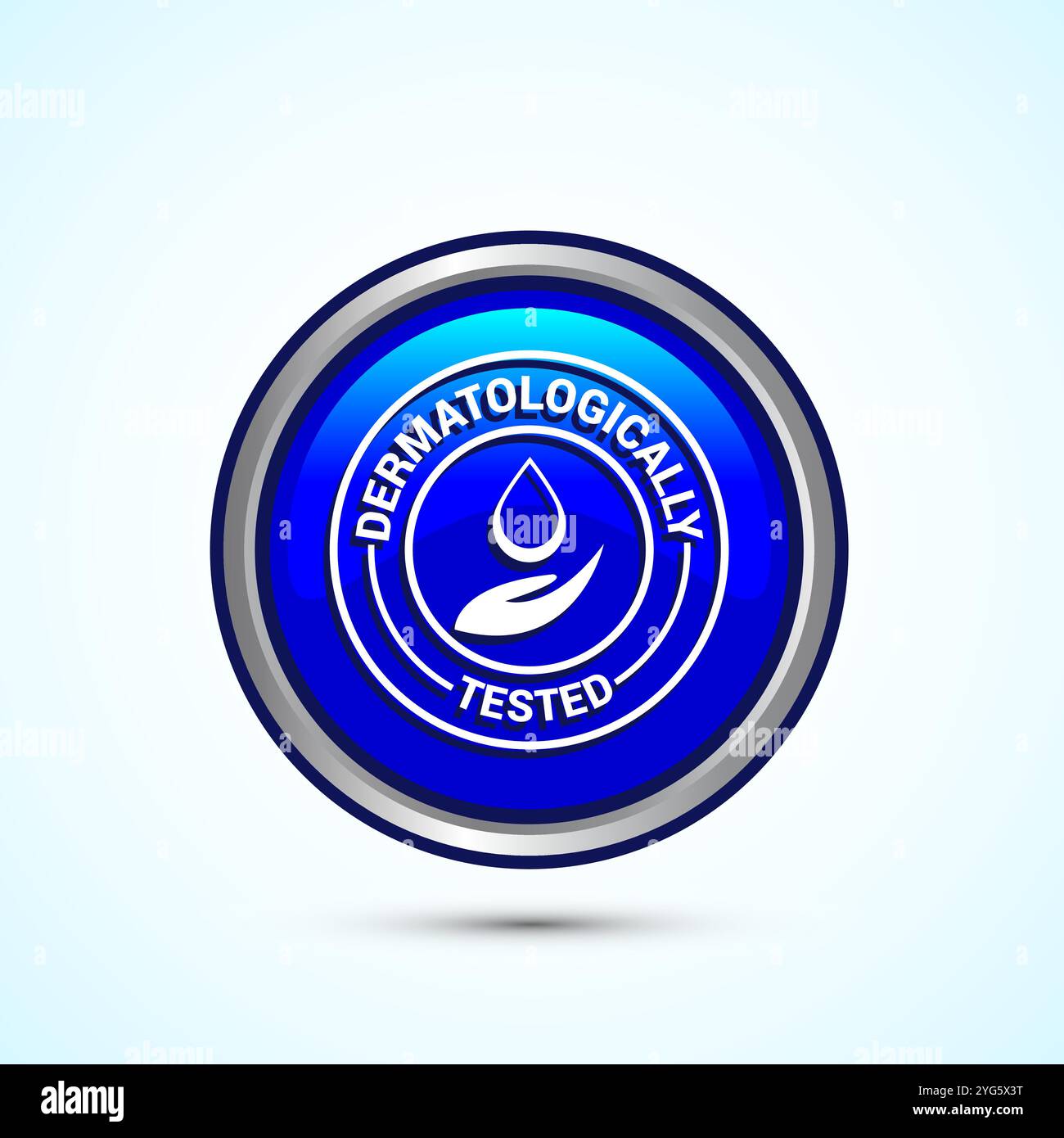 Dermatologically tested icon design, dermatology test and dermatologist ...