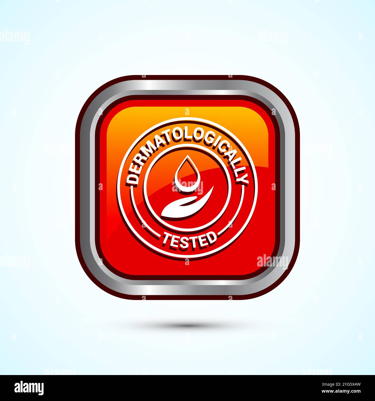 Dermatologically tested icon design, dermatology test and dermatologist ...