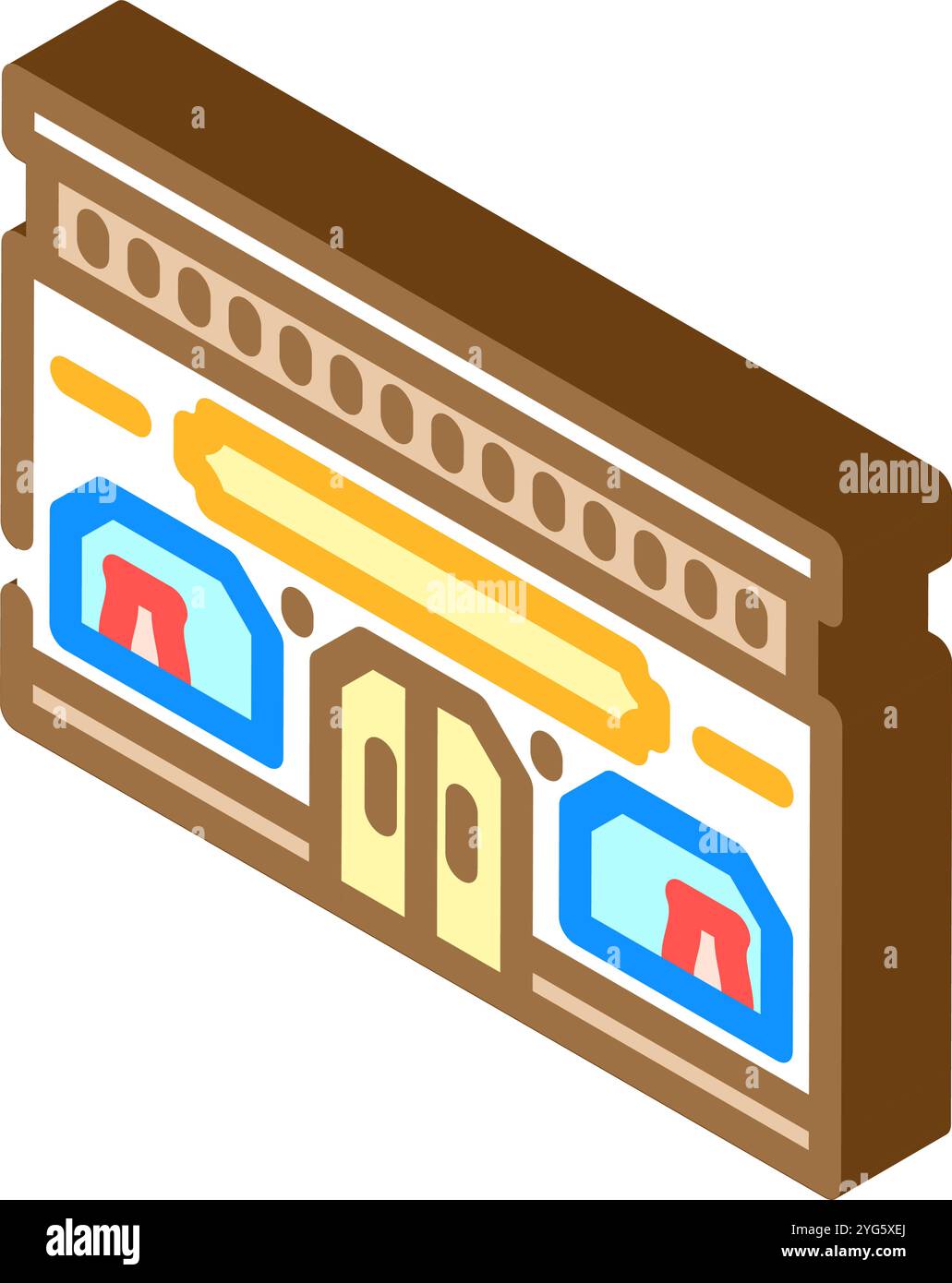 antique shop isometric icon vector illustration Stock Vector Image ...