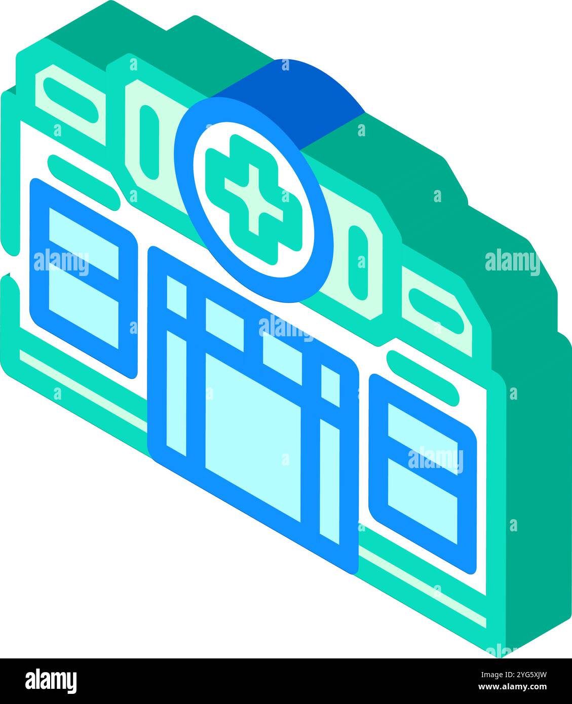 chemist shop isometric icon vector illustration Stock Vector Image ...