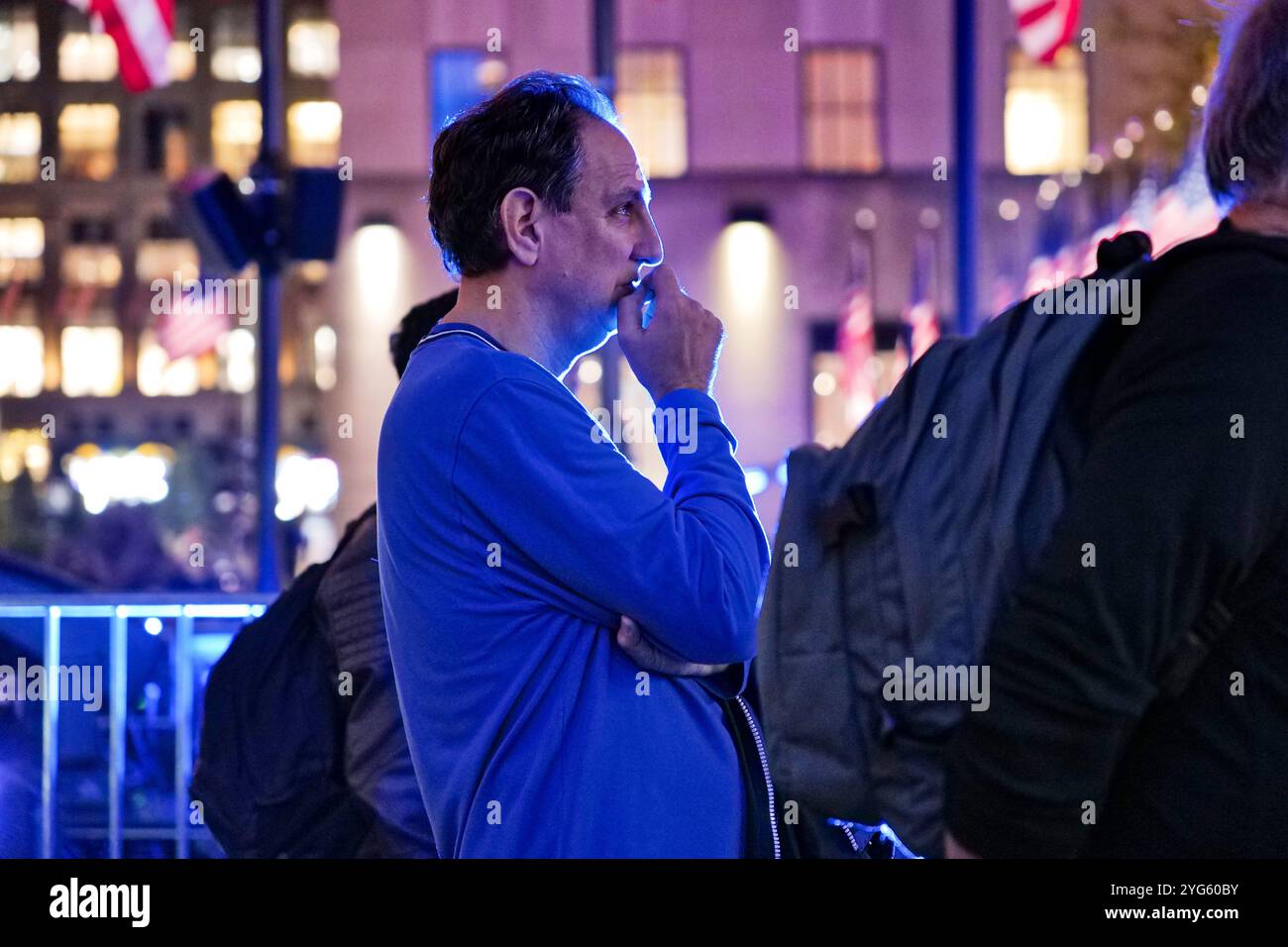 New York, New York, USA. 5th Nov, 2024. Election night scenes in NYC in ...