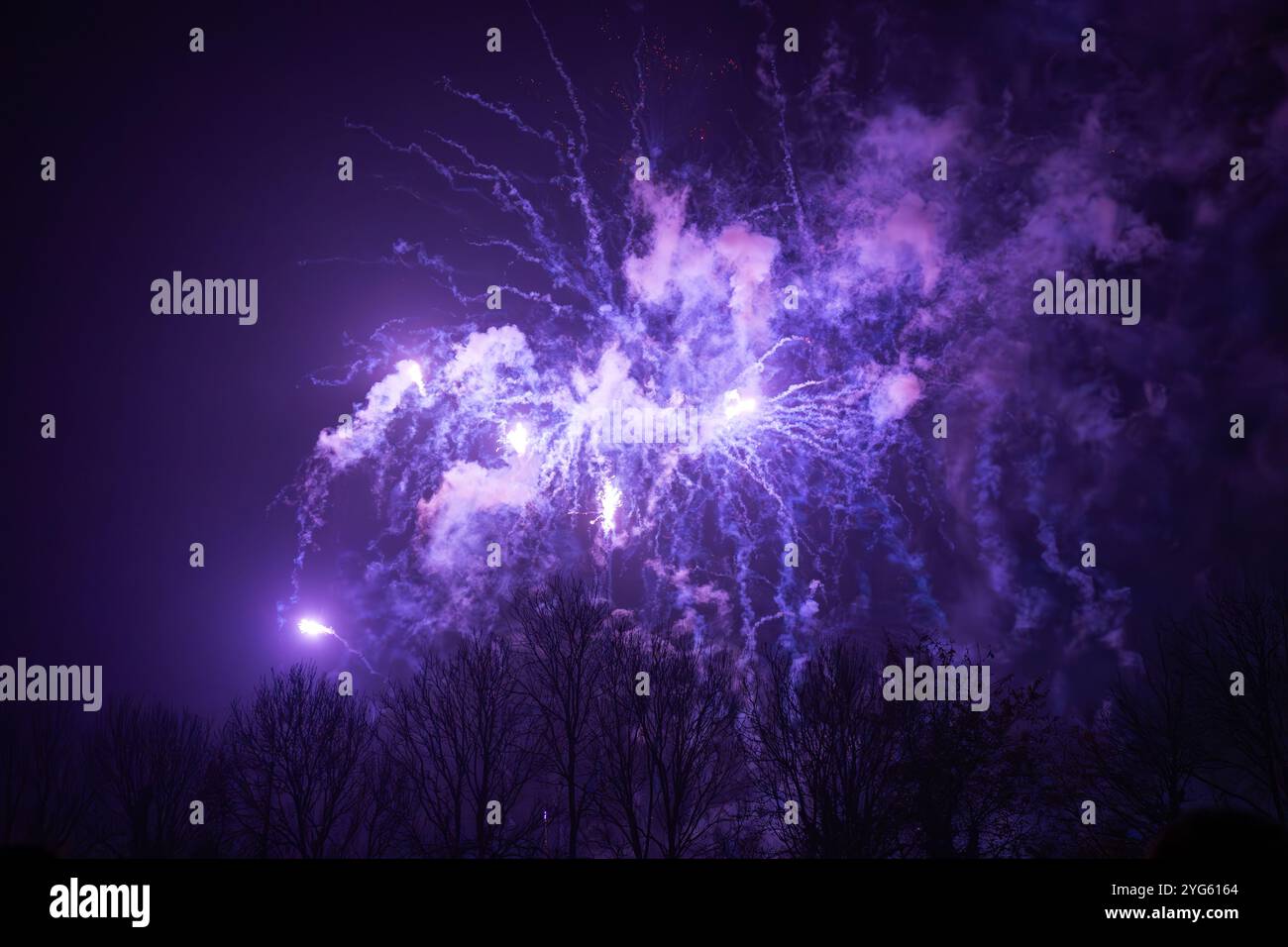 Firework Display on Bonfire night 5th November 2024 in north west ...