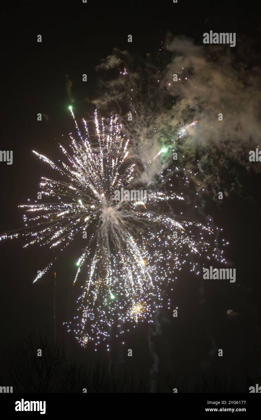 Firework Display on Bonfire night 5th November 2024 in north west ...