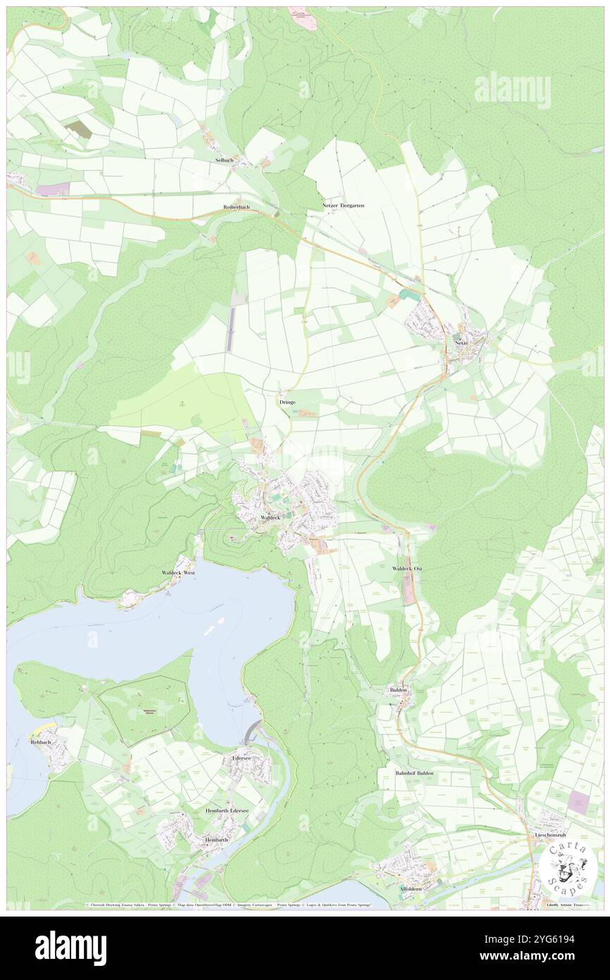 Waldeck, Regierungsbezirk Kassel, DE, Germany, Hesse, N 51 12' 0'', N 9 ...