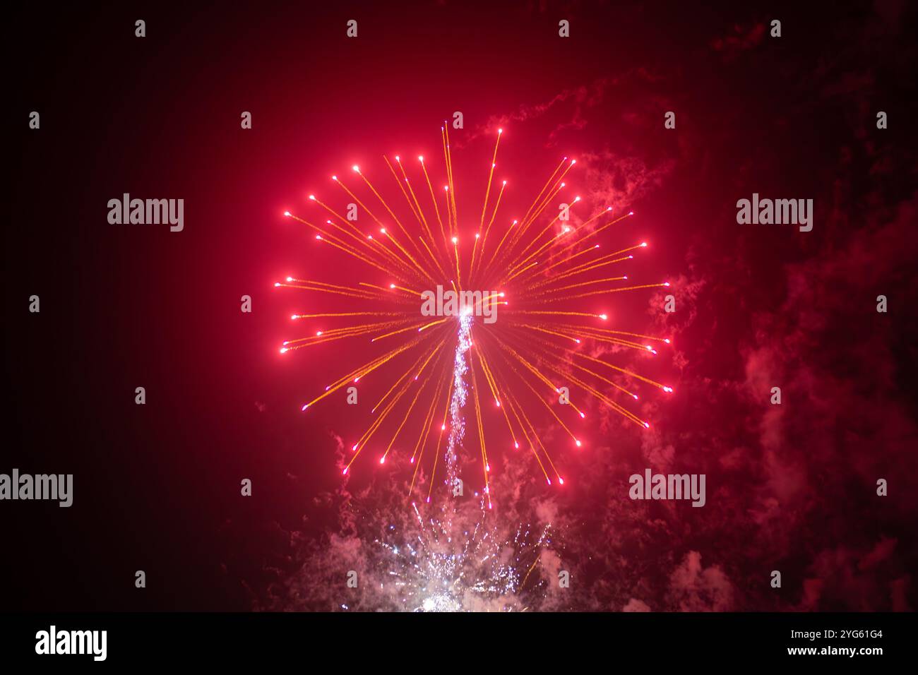 Firework Display on Bonfire night 5th November 2024 in north west ...