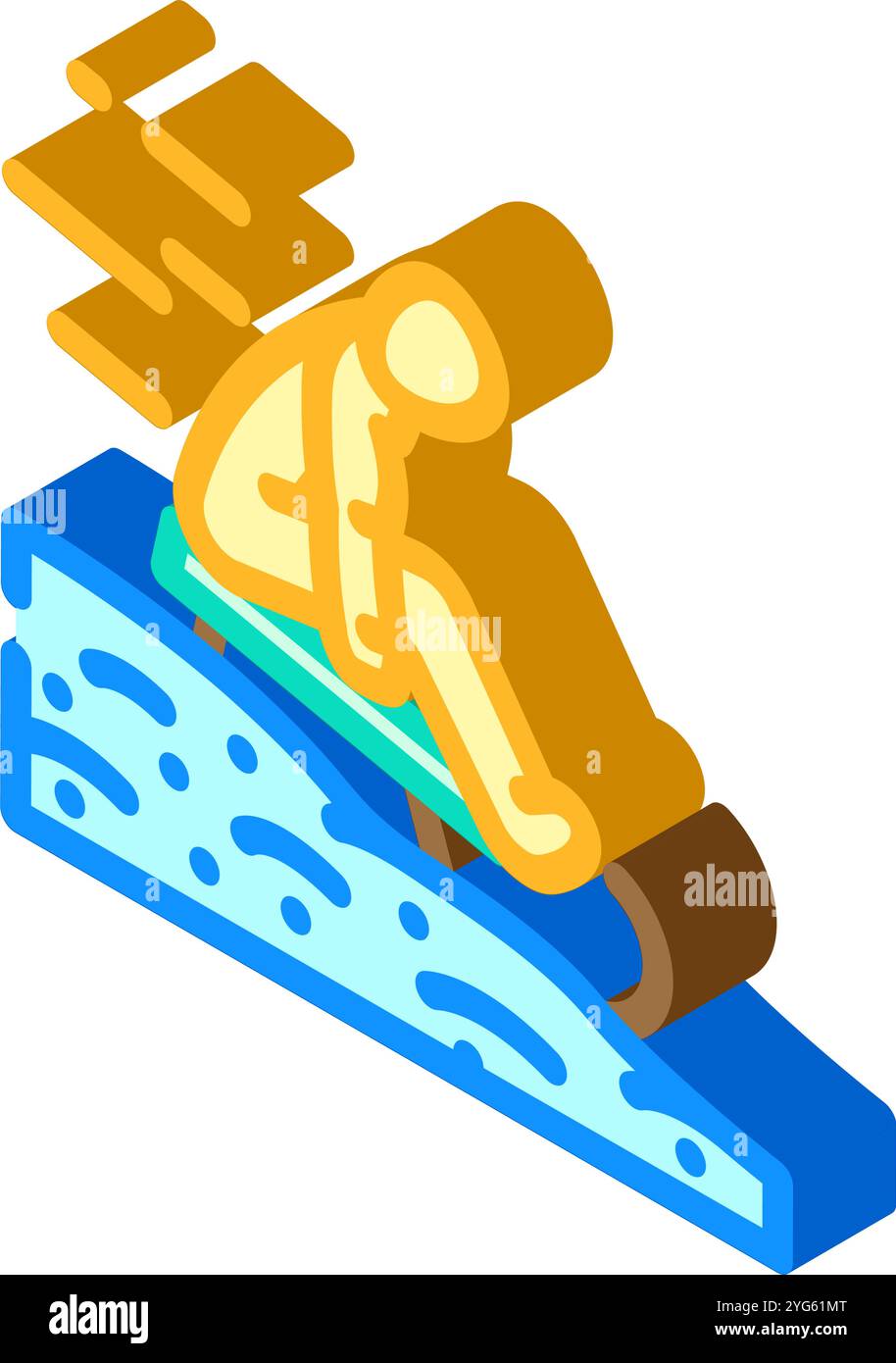 Earmuffs and sledding Cut Out Stock Images & Pictures - Alamy