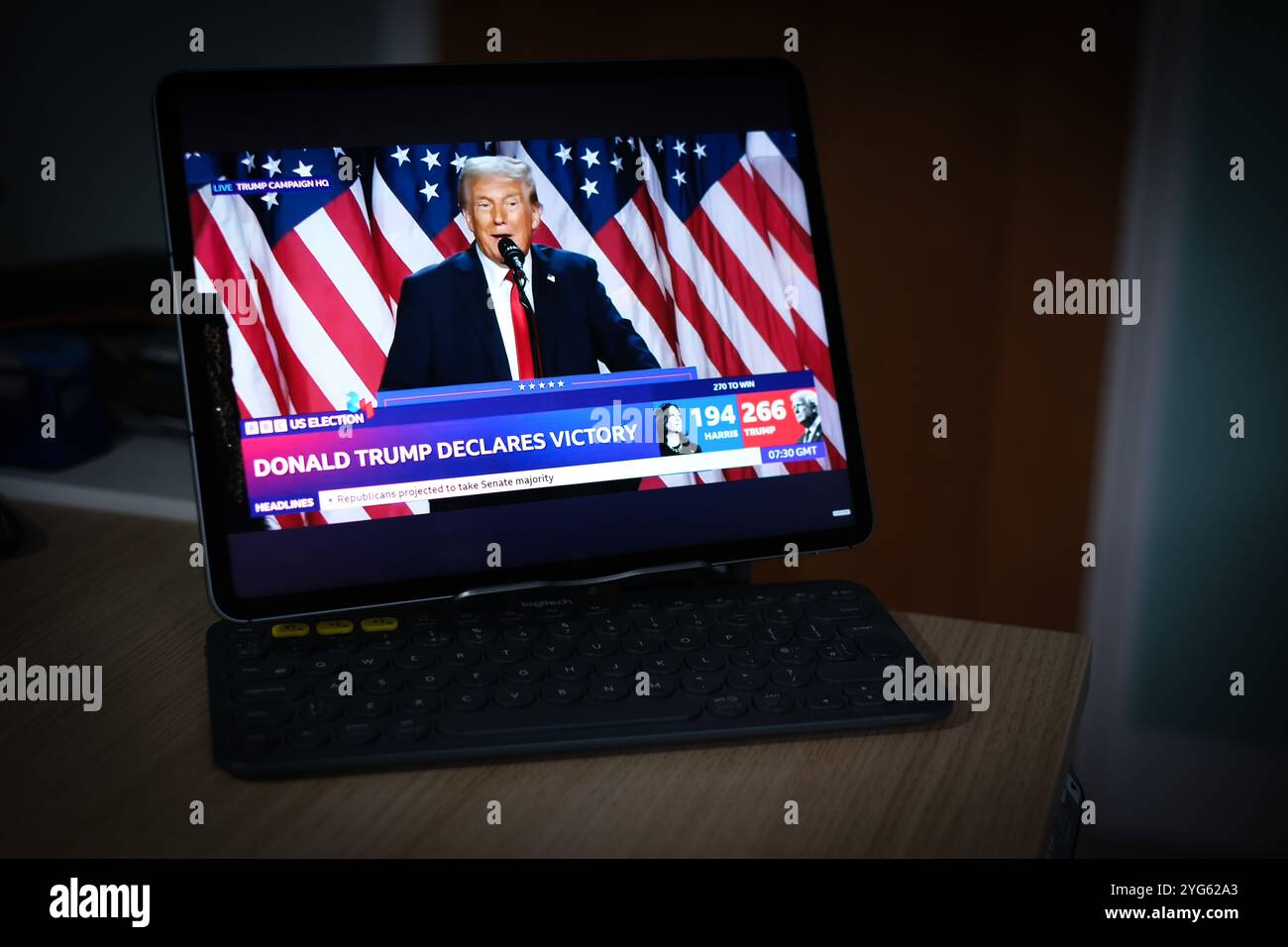 Donald Trump Declares victory in the 2024 US presidential election on ...